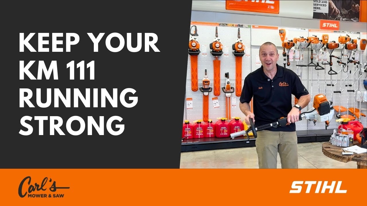 So You Own A STIHL KM 111 - YouTube