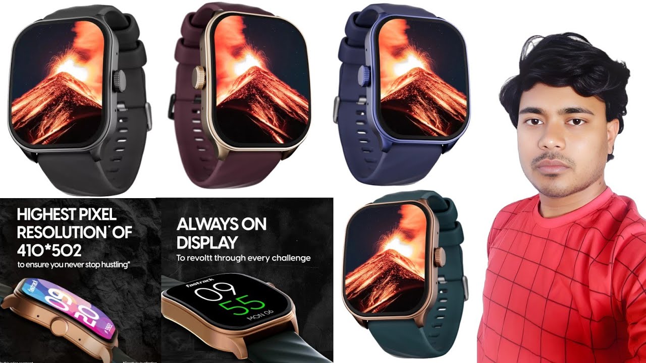 Smart Watch Revoltt fs1 Pro | World's first Super Amoled Arched Display ...