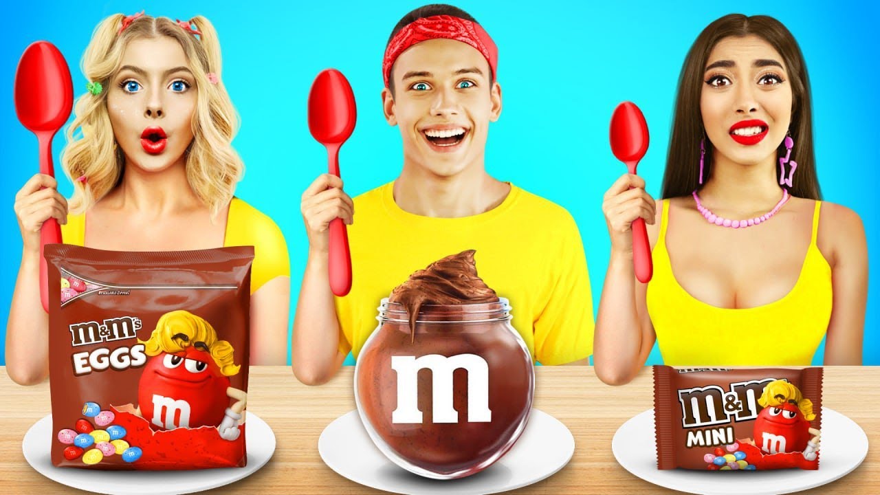 Desafío Plato Grande, Mediano y Pequeño | Comida Gigante Contra ...