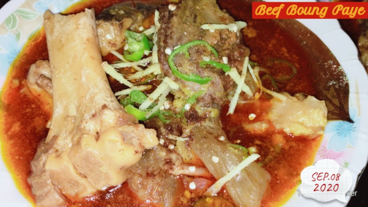 Beef Bong Paye Recipe by Ami's Easy Cooking | Lahori Style Bong Beef ...
