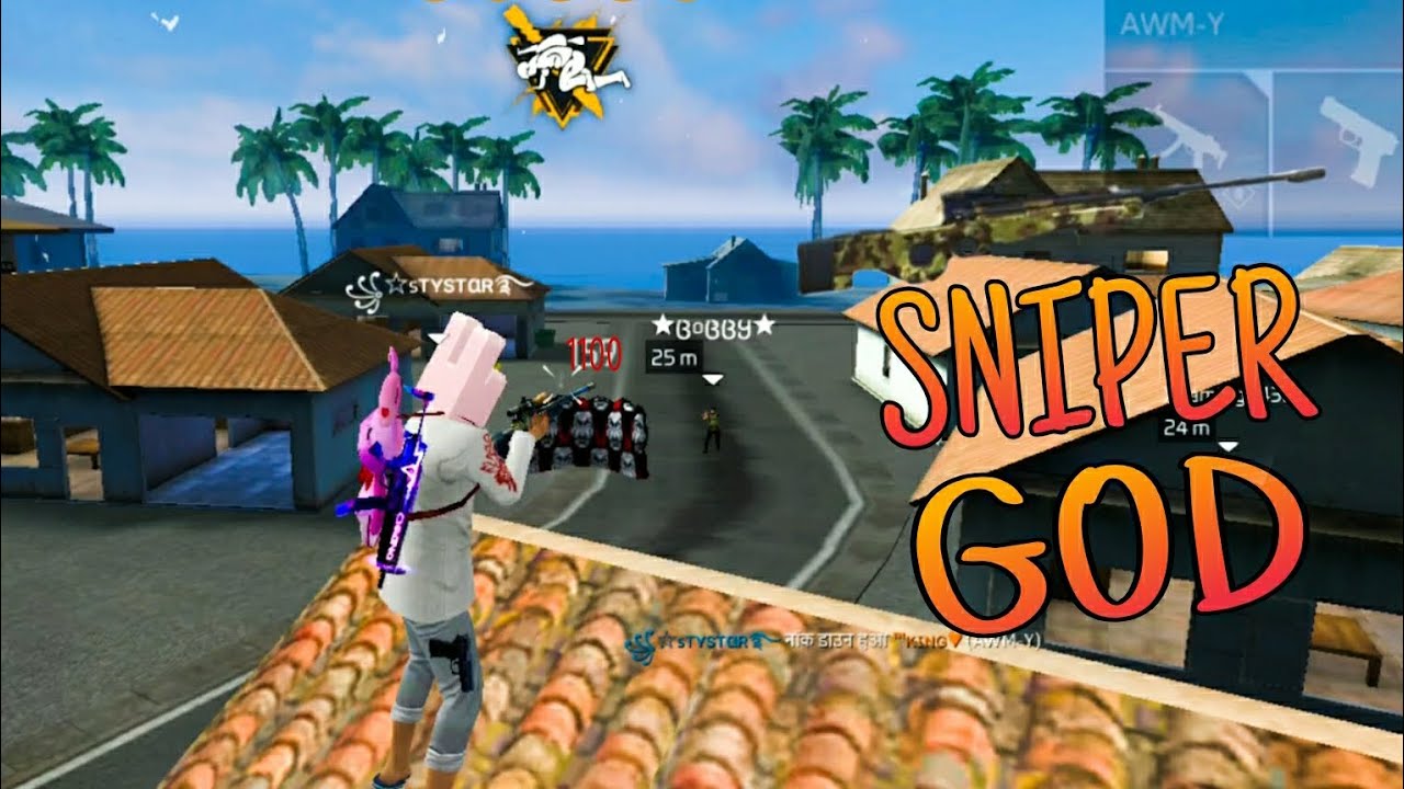 SNIPER CHALLENGE ME SNIPER GOD@NG_STYSTAR_ff - YouTube