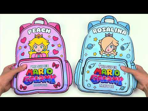 💖Paper DIY💖 SUPER MARIO GALAXY Peach VS Rosalina Blind Bag Unboxing! | ASMR | Tombi ASMR
