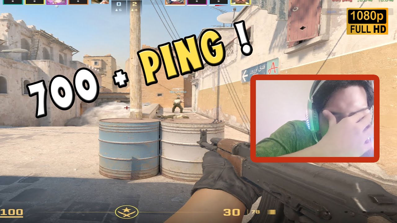 I tried CS2 COMPETITIVE match even my PING is SPIKING ! - YouTube