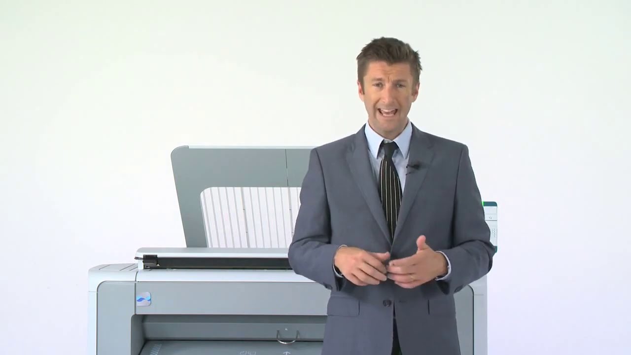 The Océ PlotWave 350 Large Format Printing System - Demo Video - YouTube