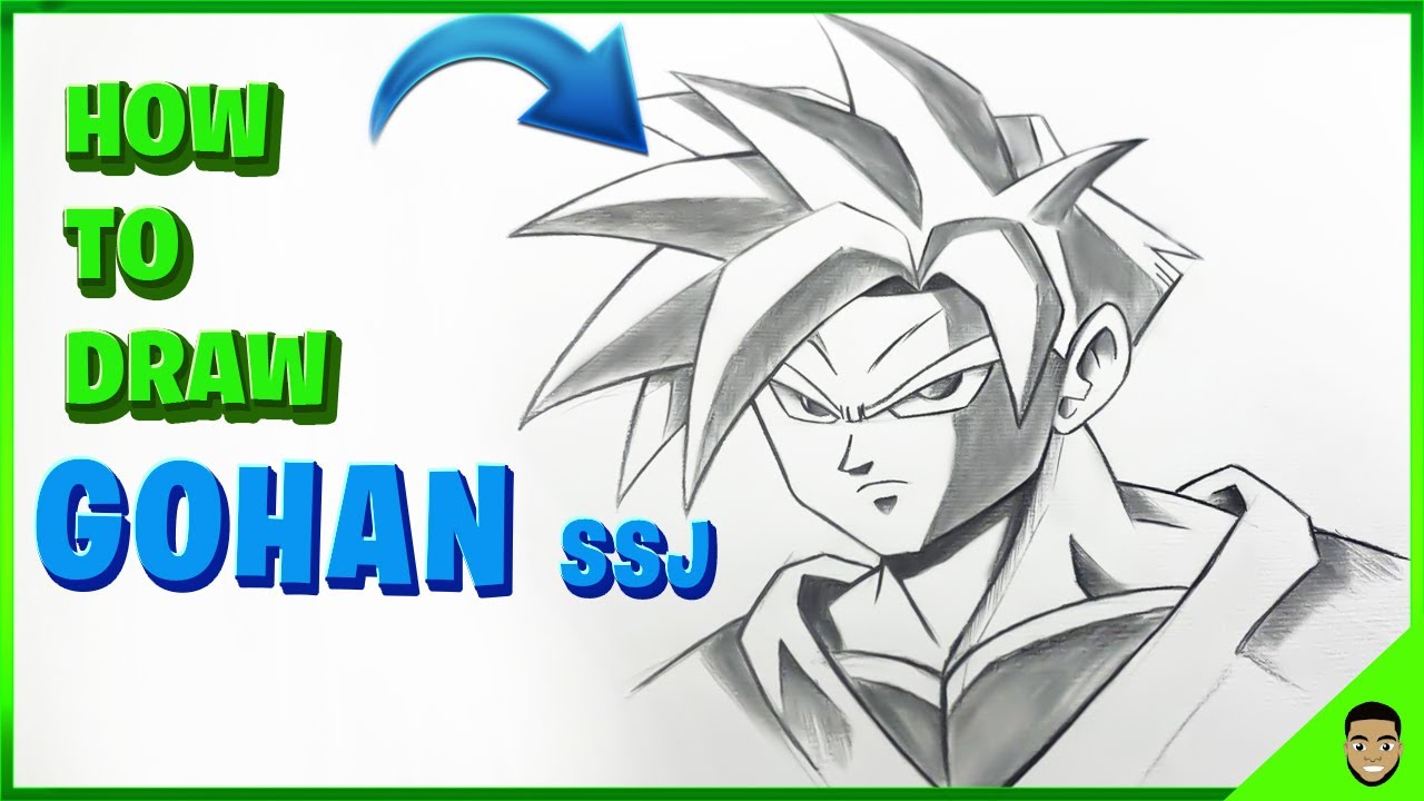 HOW TO DRAW GOHAN STEP BY STEP PENCIL [EASY] - YouTube