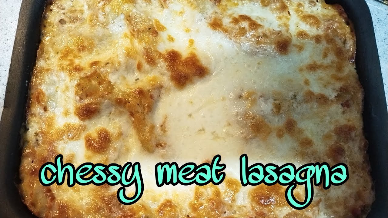 How to bake chessy meat lasagna (in my own version)#indai ginggay ...