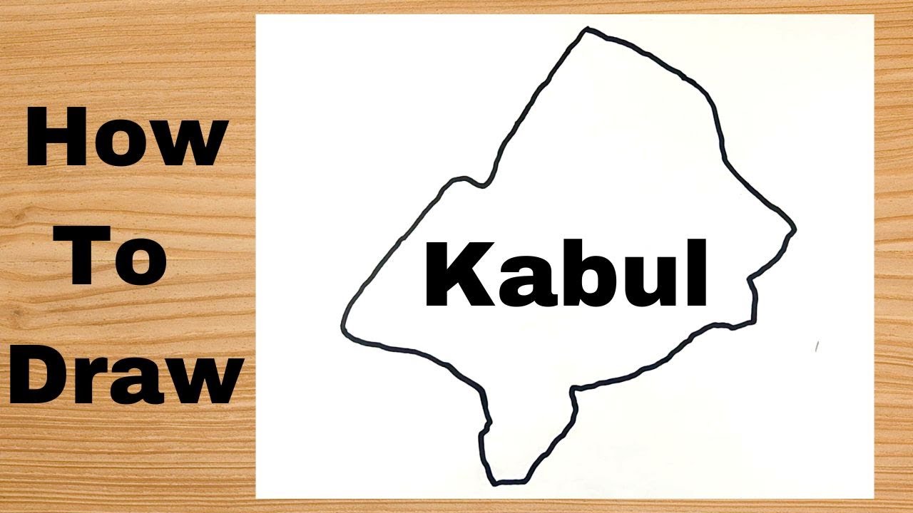 Drawing Kabul Capital Map - Afghanistan - YouTube