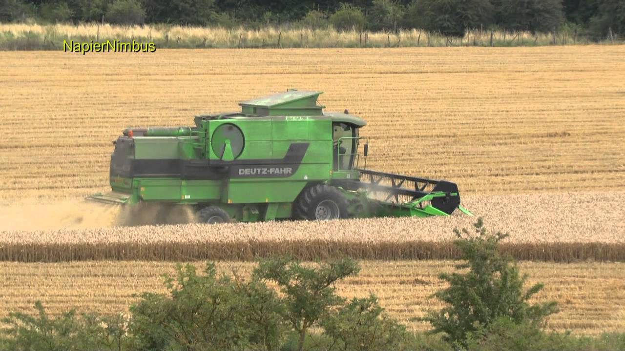 11 Aug 12 Deutz-Fahr combine harvester - YouTube
