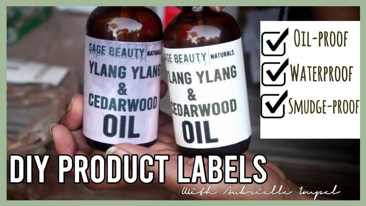 How To Make Your Labels Waterproof, Oil-proof, & Smudge-proof | Steps ...