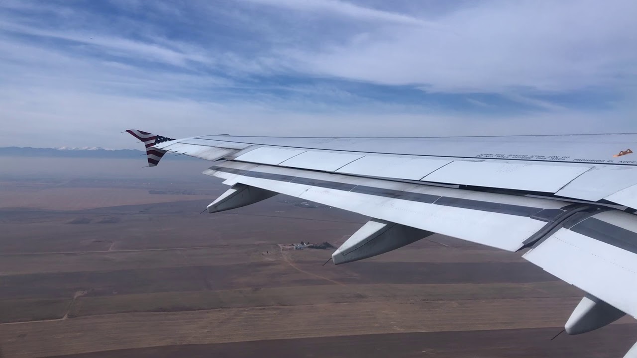 Virgin America 1351 (A320) Refuel takeoff at Denver Airport - YouTube