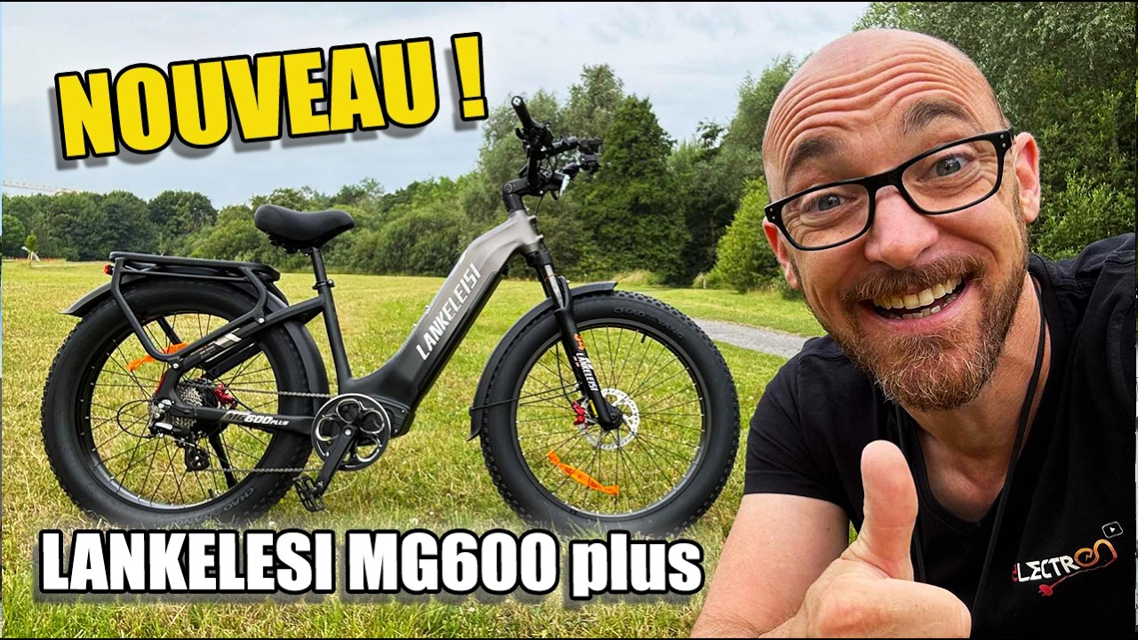 Le vélo fat bike électrique qui passe partout ! lankelesi mg600+ la ...