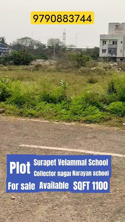 residential plot for sale in Kolathur #cmdaapproved #kathirvedu #thanigai land - YouTube