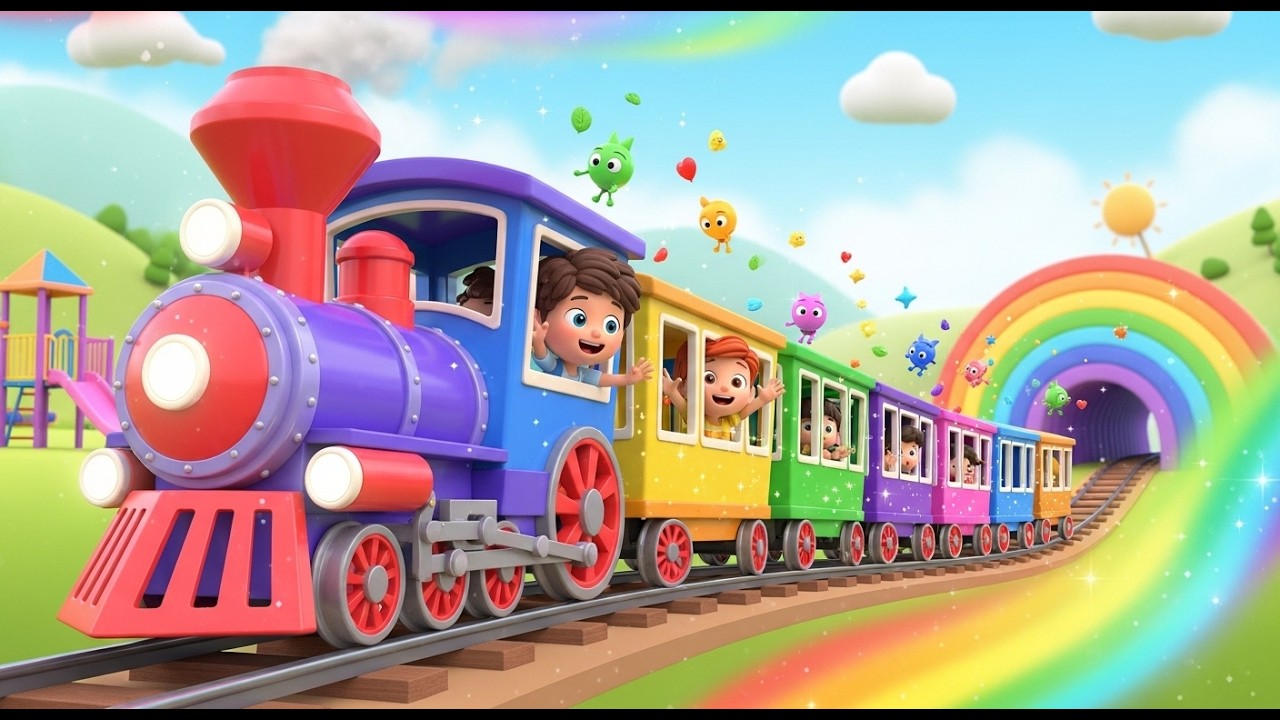 Magical Color Train for Kids 🚂 | Learn Rainbow Colors Fast!” - YouTube