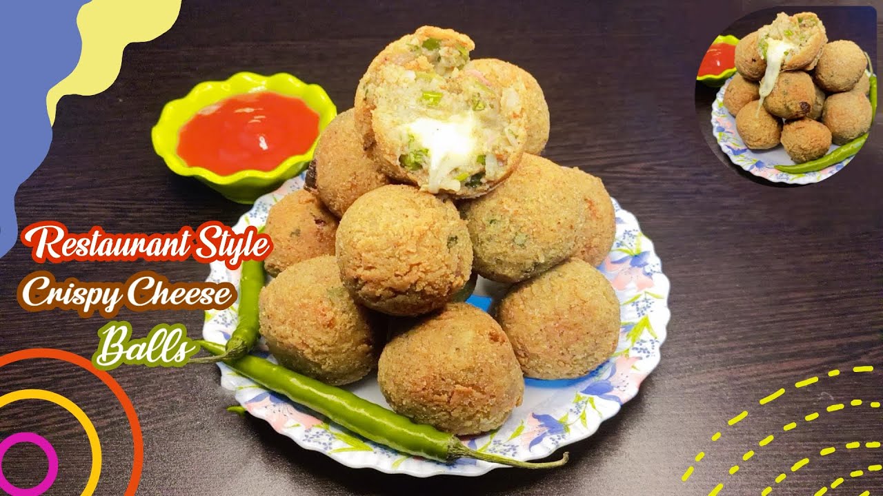 restaurant style crispy cheese balls - चीज बॉल रेसिपी - #cheeseballs# ...