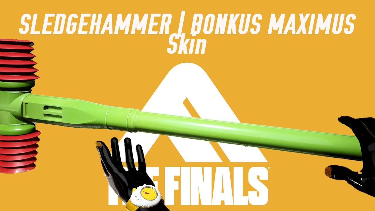 SLEDGEHAMMER BONKUS MAXIMUS Skin | The Finals - YouTube