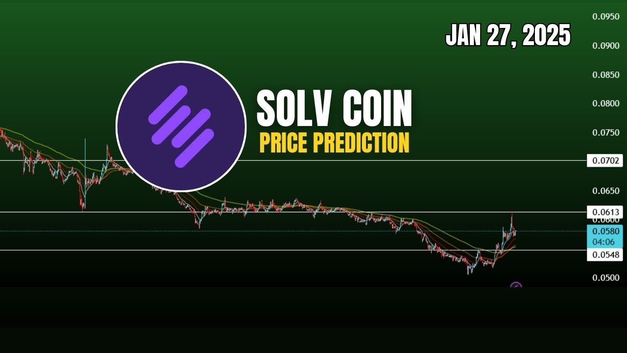 SOLV coin price prediction | Solv Protocol crypto next 0.1? Crypto signals Jan 27, 2025 - YouTube