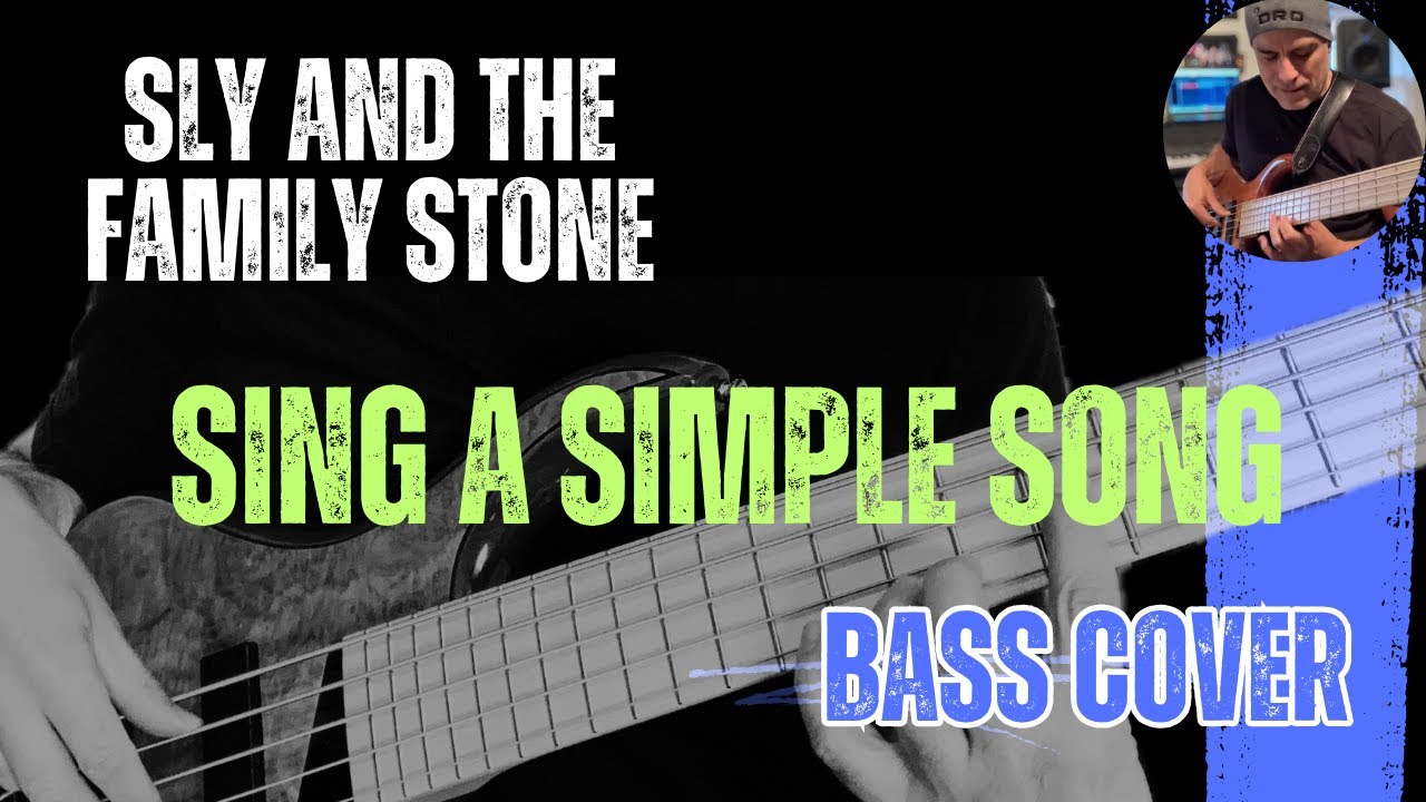 Sing a Simple Song - bass cover (and a little fun with bebop lines ...