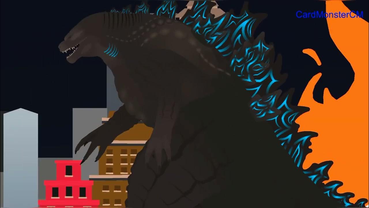 Monsterverse Godzilla Vs Heisei Godzilla| Stick Nodes Pro Animation - YouTube