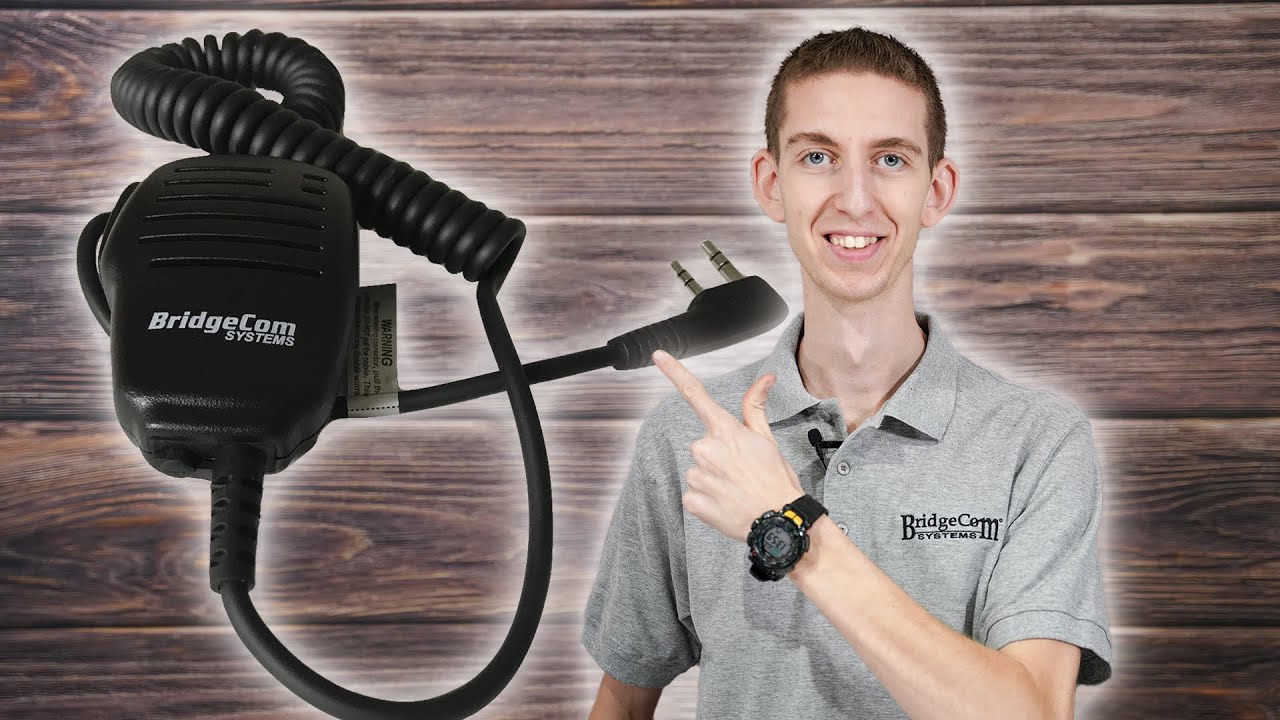BCS-200 Amateur Radio Speaker Mic: Overview and Demo - YouTube