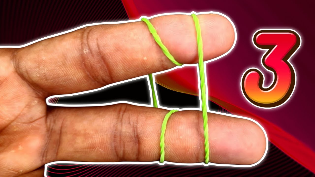 Amazing Rubber Band Tricks Everyone Can Do Easily - YouTube