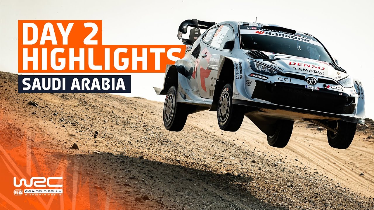 Day 2 Highlights | WRC Rally Saudi Arabia 2025 - YouTube
