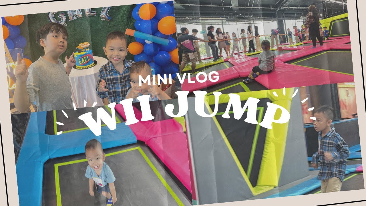 Life At A Glance | Gael’s Birthday Party at Wii Jump Trampoline Park ...