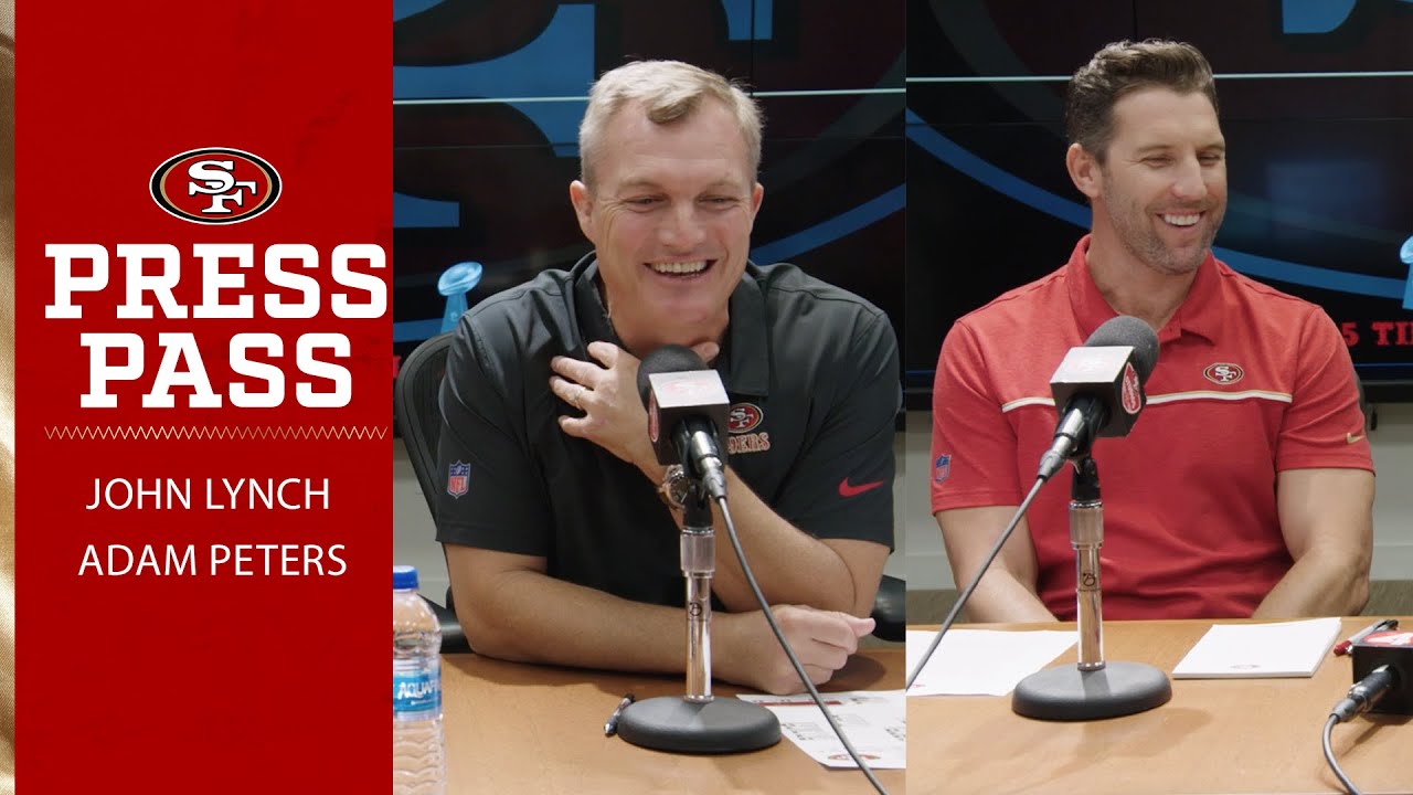 John Lynch, Adam Peters Discuss the 53-Man Roster | 49ers - YouTube