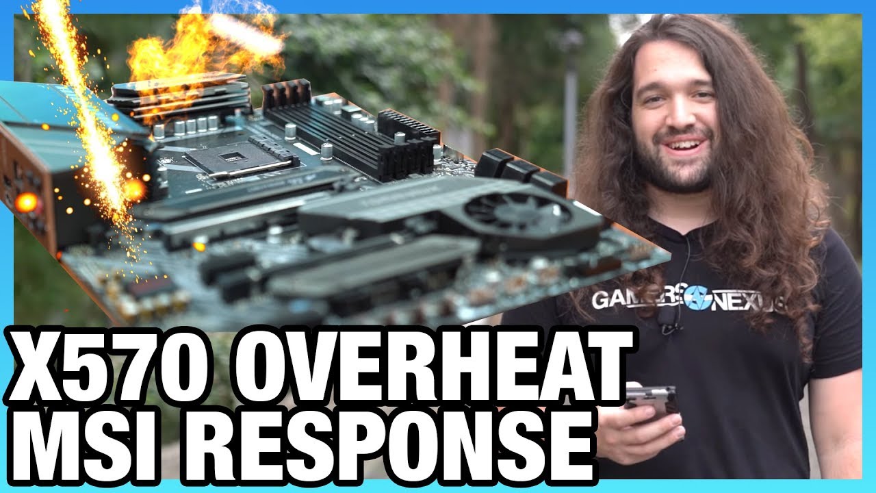 MSI Responds to VRM Thermal Issues: X570 Tomahawk, New Cases