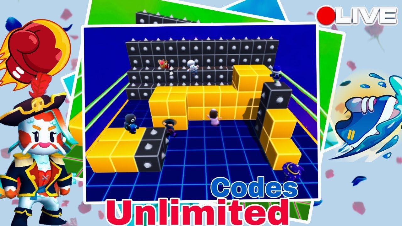 Stumble Guys Block Dash Custom Codes ♦️ Stumble Guys Live Stream 🔴 ...