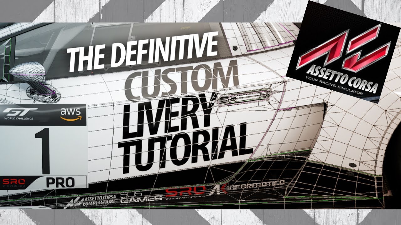 Liveries from Gimp to Assettocorsa tutorial (downloadable mods) - YouTube