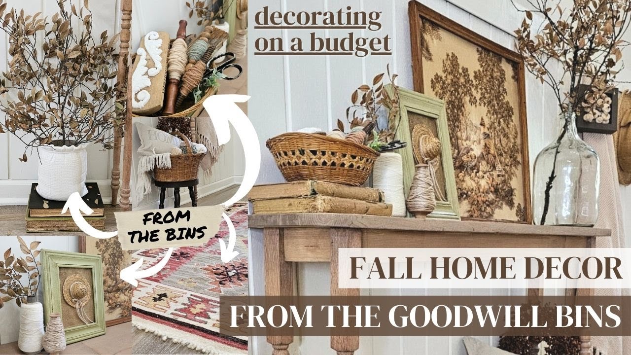 Goodwill Bins Room Makeover • Thrift Store Decorating Ideas • Goodwill ...