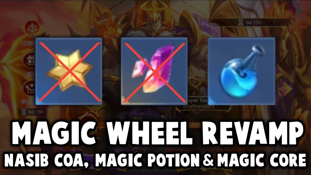 NASIB COA, MAGIC CORE & MAGIC POTION DI EVENT MAGIC WHEEL REVAMP ! COA ...