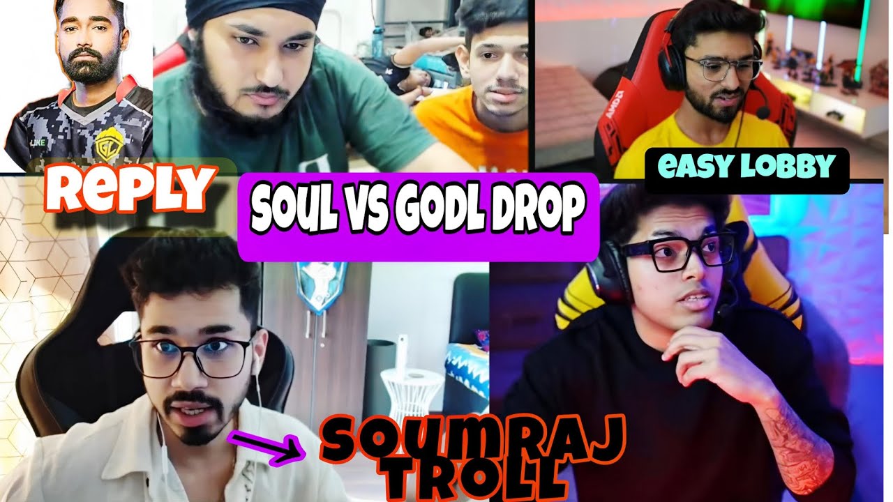 SOUL RONY REACT GODL DROPCLASS😱 SOUMRAJ BGIS WATCHING MATTER 😨 LOLZZ ...