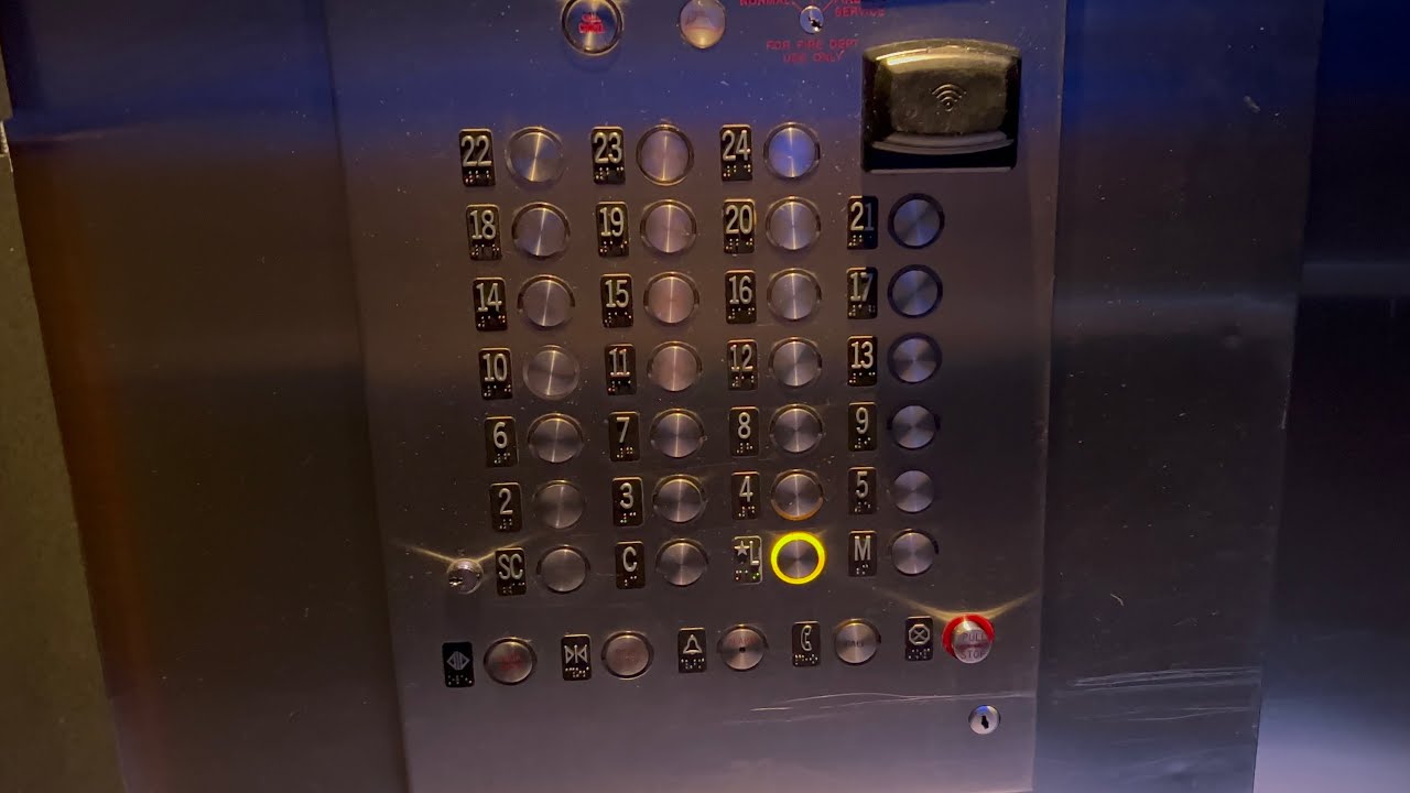 Modernized Elevators at the Aloft Brooklyn NYC - YouTube