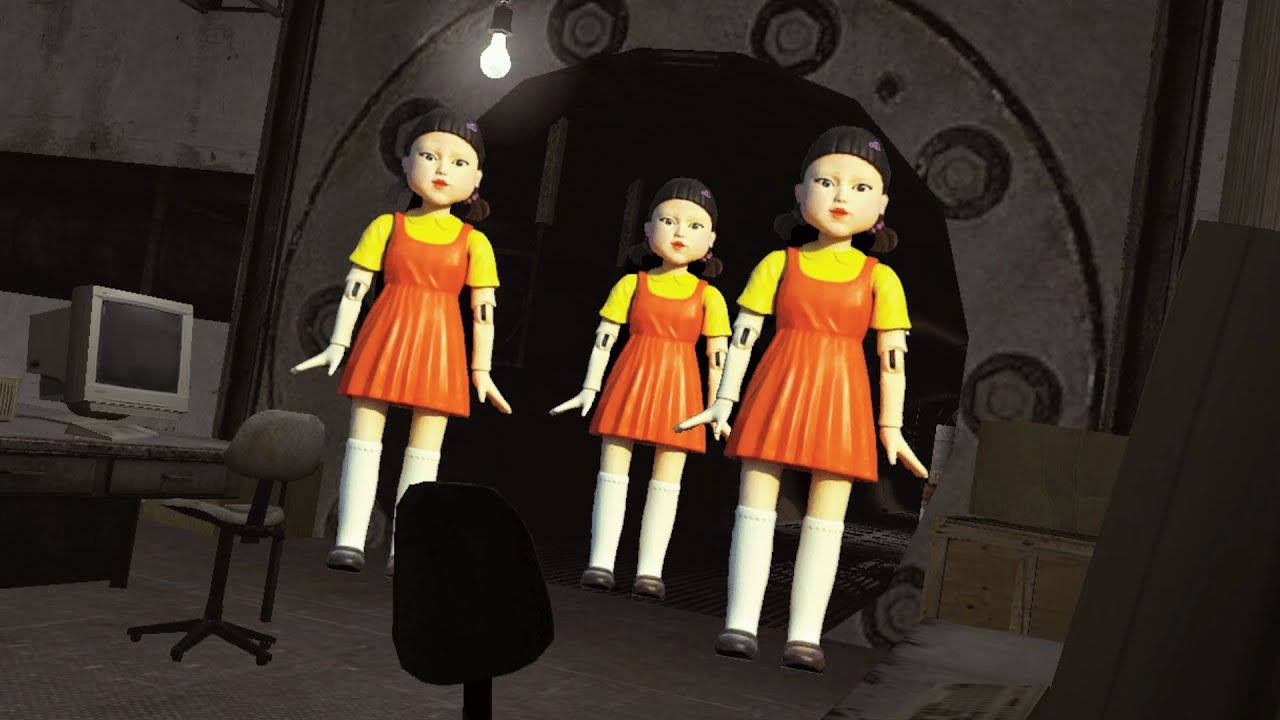 New! SQUID GAME Doll SUPER Nextbots FAST CHASE | Gmod Nextbots - YouTube