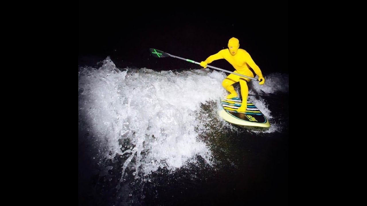 Billy Rossini rides Bote Rover Wake SUP Board on Lake Norman - YouTube