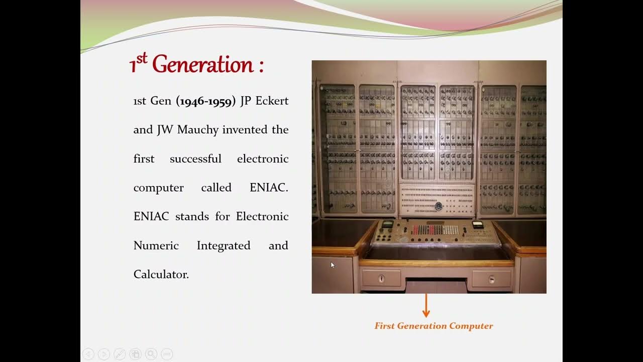 Generations of computer | 1st Generation and 2nd Generation of computer ...