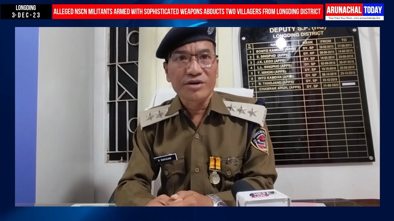 Alleged NSCN militants armed with sophisticated weapons abduct two ...