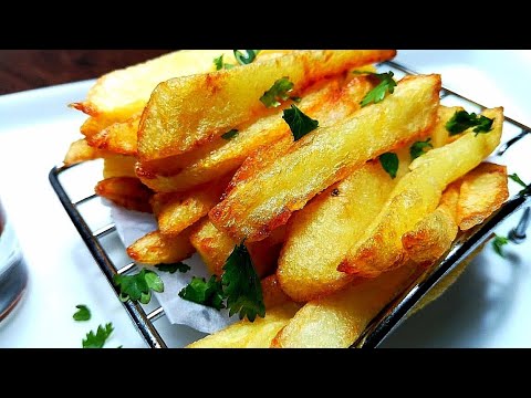Crispy Potatoes French Fries Recipe at Home | Homemade Restaurant Style ...