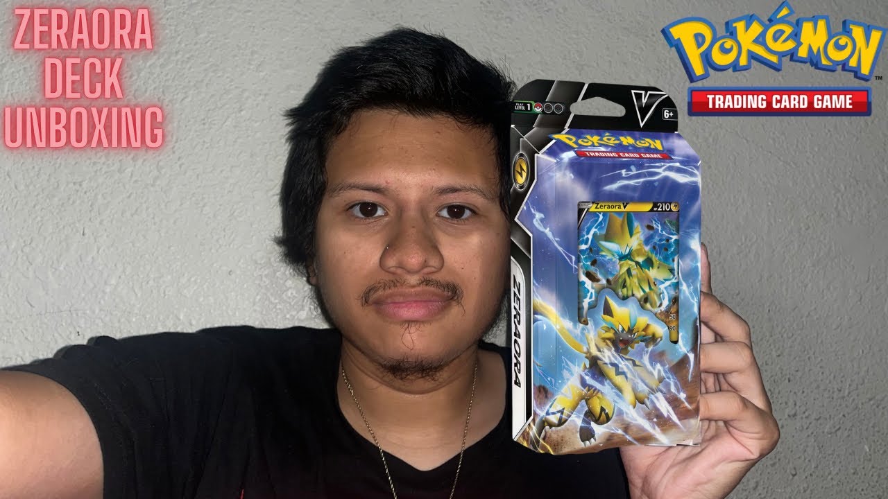 Pokemon Zeraora Deck Box Unboxing - YouTube