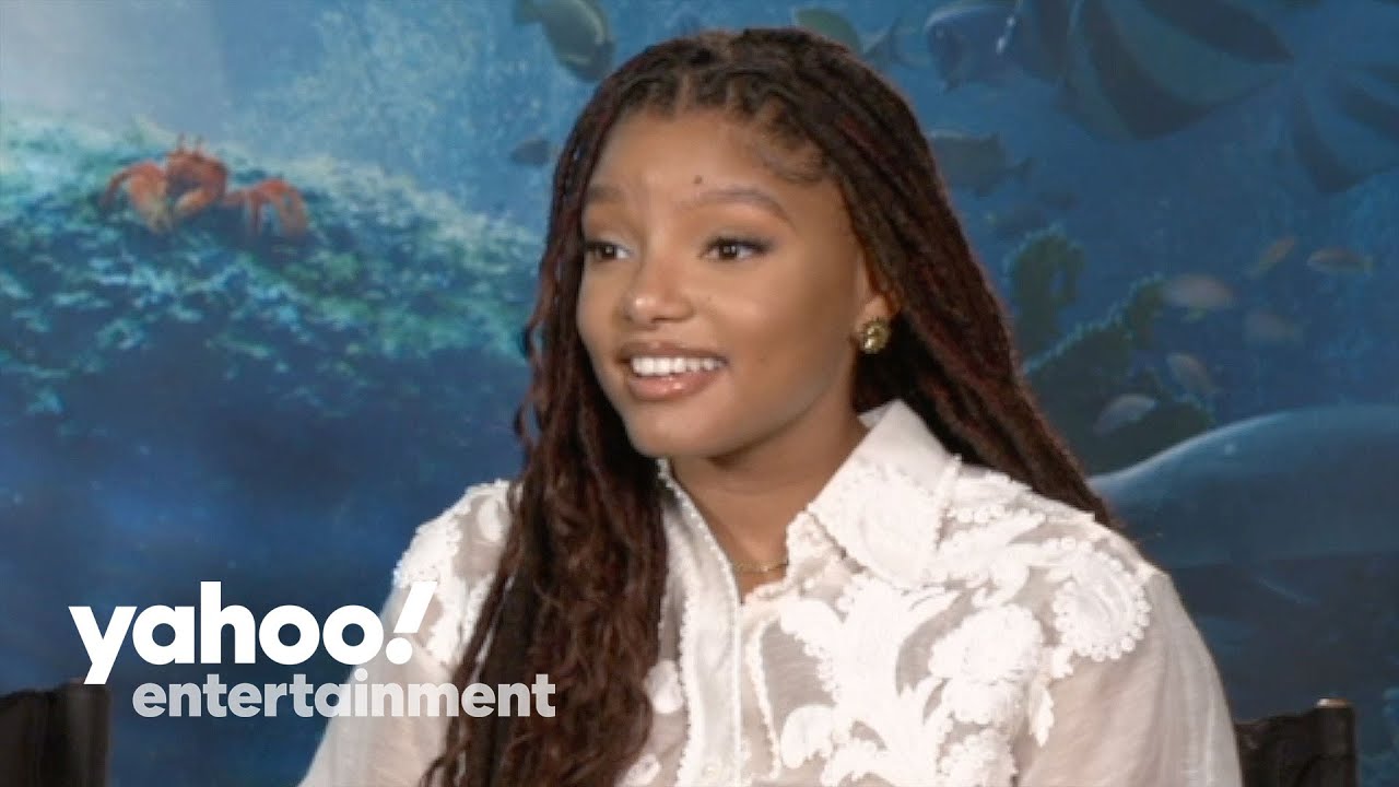 'Little Mermaid' star Halle Bailey on seeing herself as Ariel, viral ...