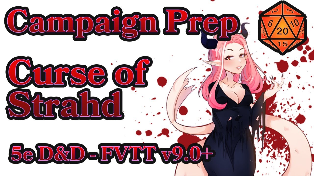 5e D&D - Campaign Prep - Curse of Strahd Isekai - Low Magic - The Forge FVTT #coworking #VTuber ...