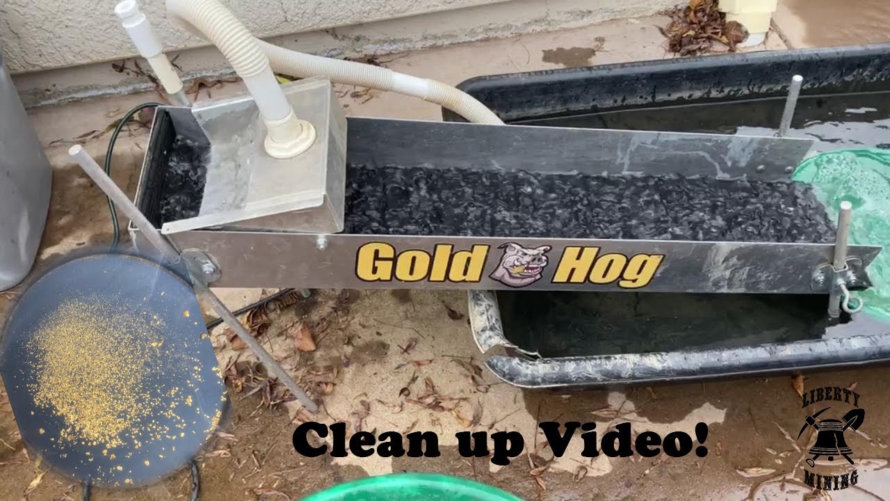 Gold Clean Up with the Gold Hog Multi Sluice - YouTube