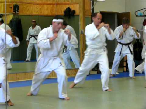 Kosa Uchi Uke, Gyaku Tsuki, - YouTube