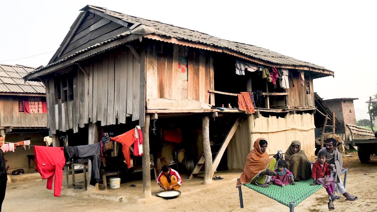 life of traditional village in tarai region nepal || simpal life of ...