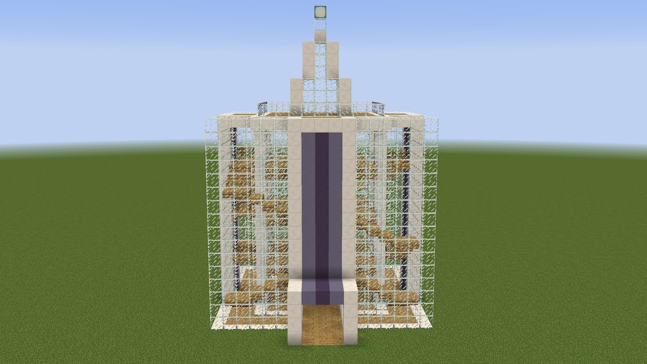 Minecraft - How to build a skyscraper - YouTube