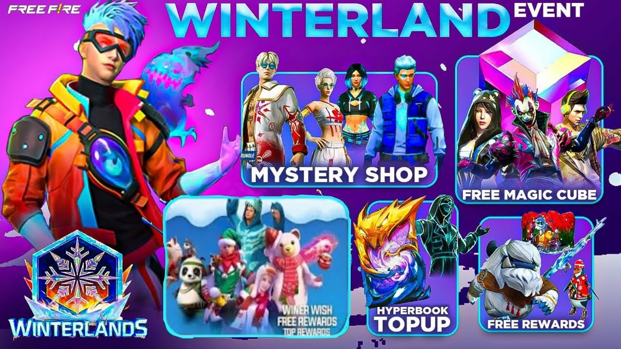 WINTERLAND EVENT FREE FIRE 2023 | WINTERLAND 2023 MYSTERY SHOP Rewards ...