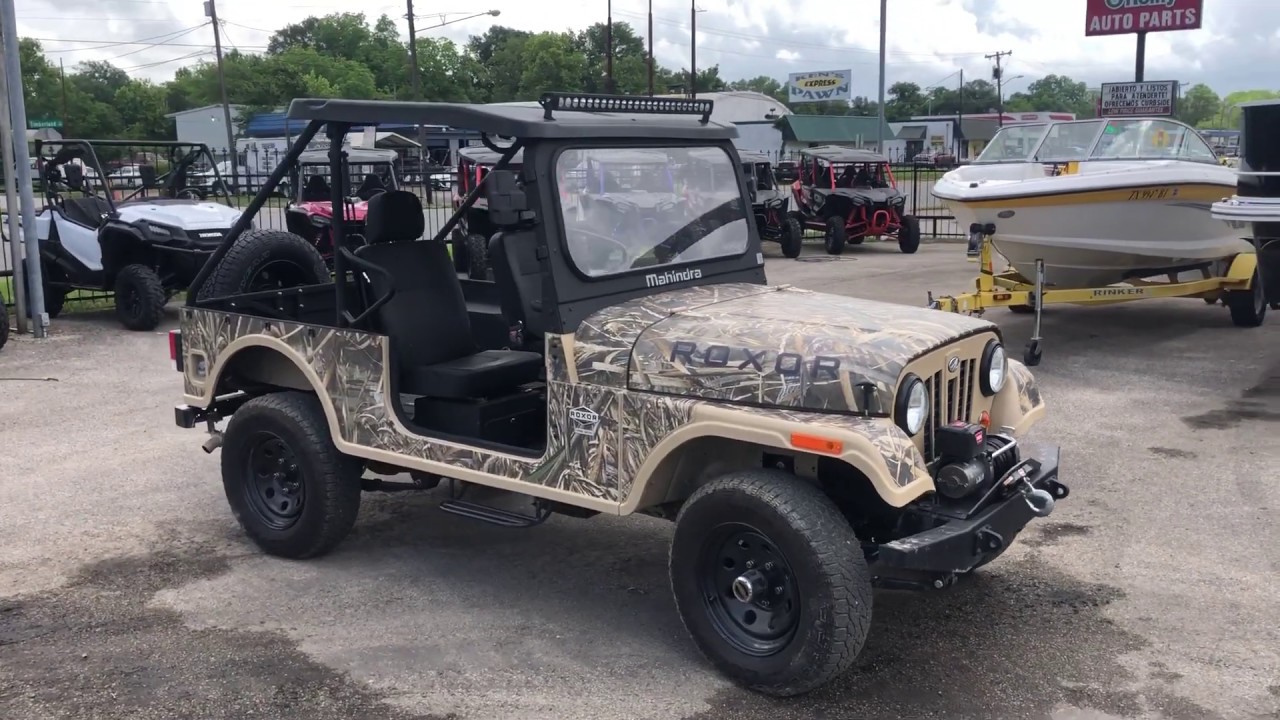 2019 MAHINDRA ROXOR A/T TURBO DIESEL - YouTube