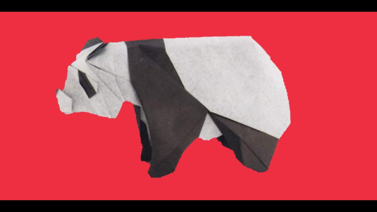 Origami panda | how to make origami panda by yoo tae yong ( timelapse ...