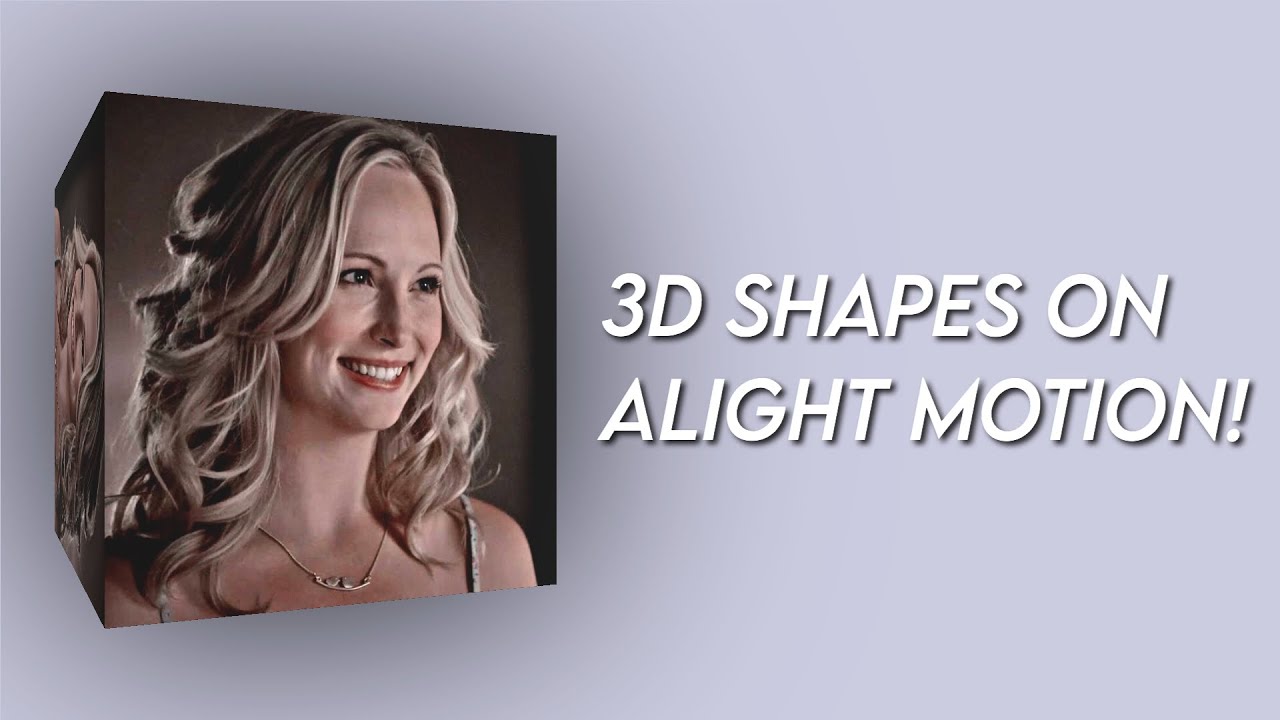 how to use 3d shapes on alight motion! - YouTube